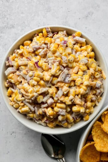 Gluten Free Corn Salad with Bacon - Small Farm Big Life